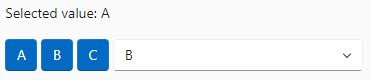 Fix Value Set From Outside Of Component Is Not Displayed In FluentCombobox Issue