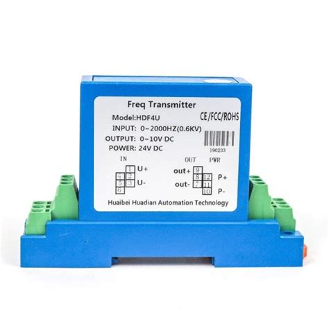 Isolated Frequency PWM Transducer Transmitter 0 100KHz To 0 10V 4 20mA DC24V Converter AUSCOM