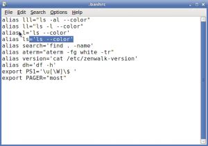 Adding Color To Bash List Command Yet Another Linux Blog