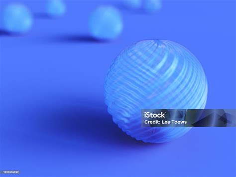 파란색으로 텍스처 구를 렌더링한 3d입니다 곡선 동적 개체 또는 미래 배경에 대한 그림입니다 추상화 및 구형 모델링을 위한 시각화 0명에 대한 스톡 사진 및 기타 이미지