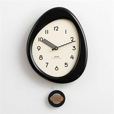 Odd Shaped Pendulum Analog Wall Clock For Livingroombedroom Gullei
