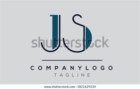 Js Initials Monogram Letter Text Alphabet Stock Vector Royalty Free 1821629234 Shutterstock