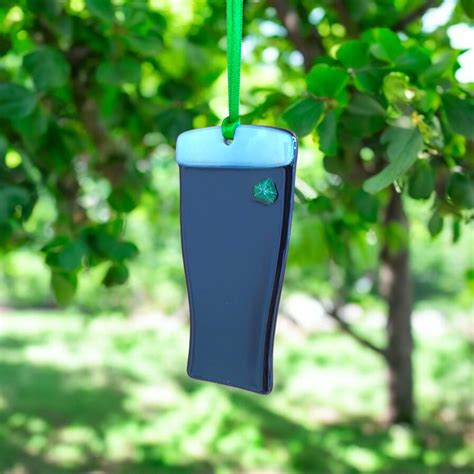 Pint Of Porter Fused Glass Decoration Connemara Blue