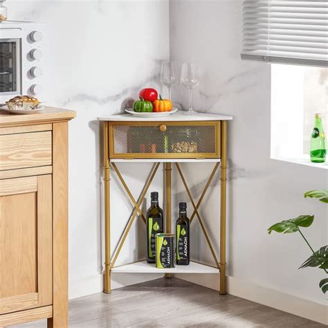 Amazon Corner Table Shelf Review 2023 Apartment Therapy