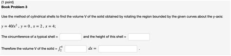 Solved 1 Point Book Problem 3 Use The Method Of Chegg Com