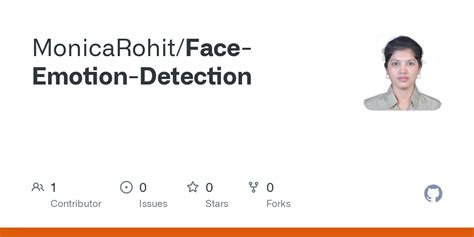 GitHub MonicaRohit Face Emotion Detection