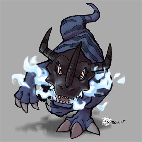 Greymon Digimon Drawn By Jaime Jai Spt Danbooru