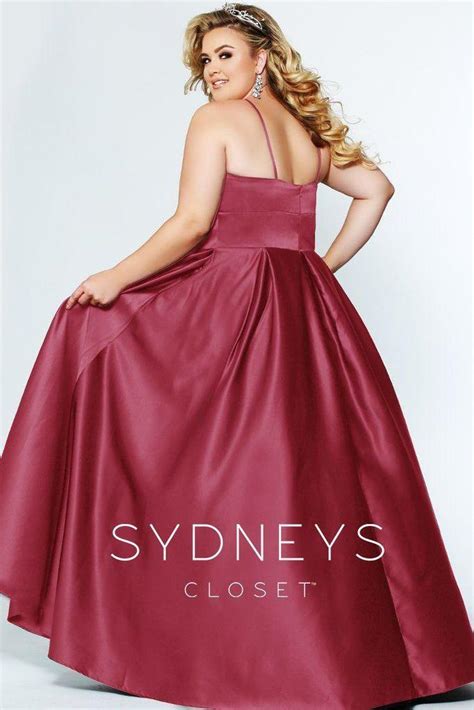Navy Sydneys Closet Long Prom Plus Size Dress For 25999 The Dress