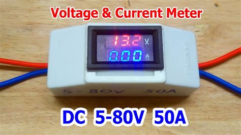 Cách Chế Vôn Kế Đo Điện Áp Dc Và Dòng Tới 80v 50a Với Chi Phí Rẻ Diy