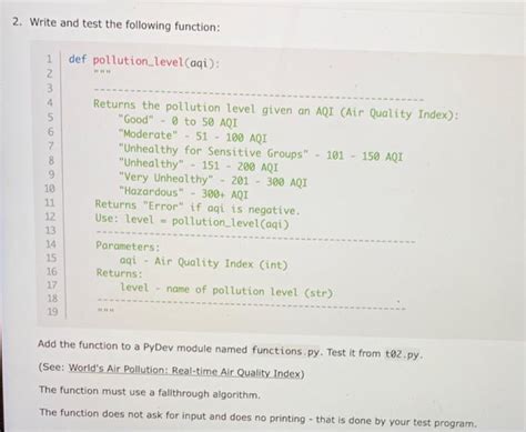 solved 2 write and test the following function 1 def