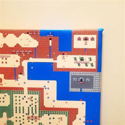 Zelda Nes Map Labeled
