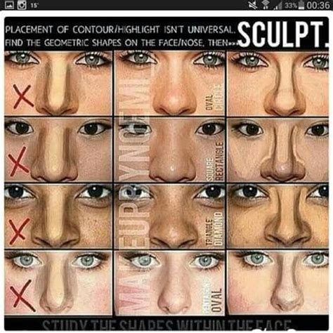 Contornear La Nariz Nose Makeup Nose Contouring Contour Makeup