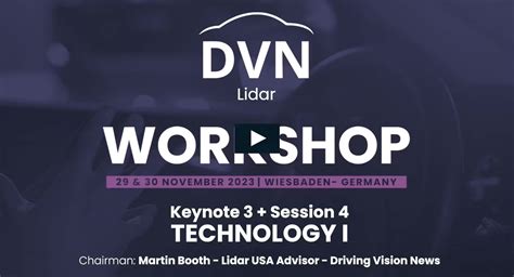 Keynote 3 And Session 4 • Dvn Lidar Conference 2023 Dvn