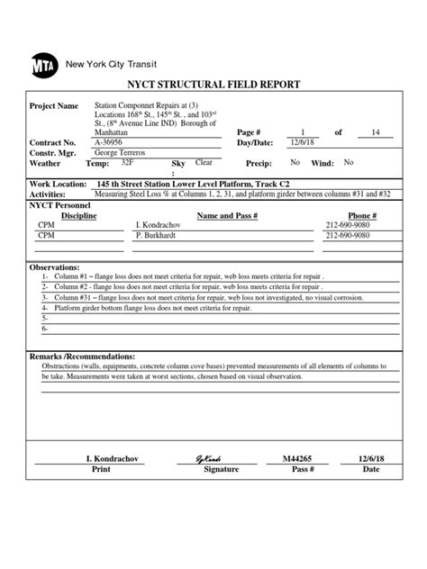 Structural Steel Measurements Report Pdf Building Engineering