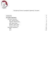 Recognizing Common Cryptographic Algorithms Encryption A Course Hero