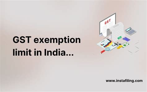 Gst Exemption Limit In India 2023 Limits