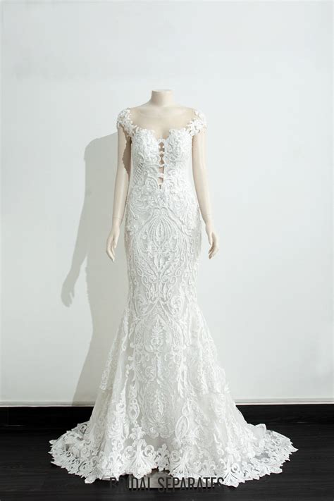 Luxury Mermaid Wedding Dress Lace Royal Wedding Dress Luxury Bridal