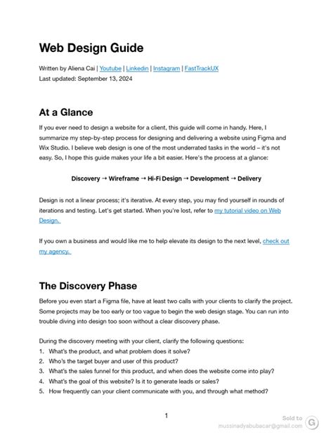 web design guide by aliena cai pdf page layout computing