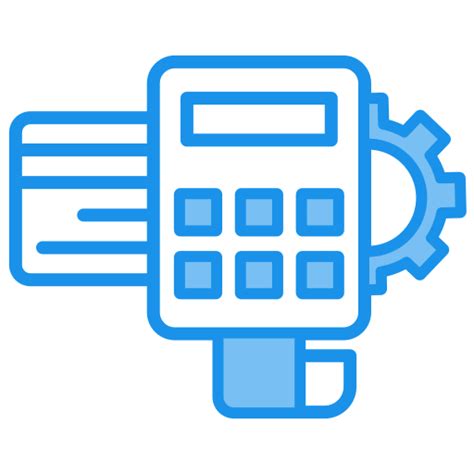 Pos Terminal Generic Color Lineal Color Icon
