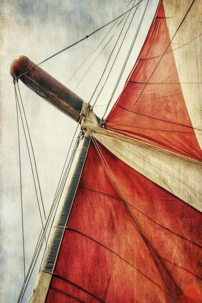 Red Sail Closeup Premium Ai Generated Image Red Sail Closeup Premium Ai Generated Image