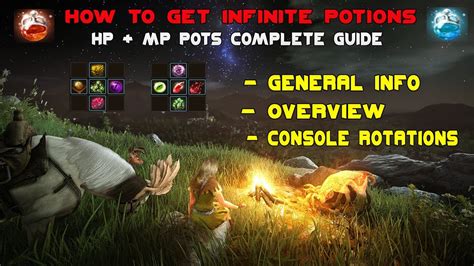 HOW TO GET INFINITE HP MP POTIONS COMPLETE CONSOLE GUIDE BLACK