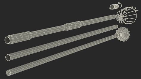 Fruit Picker Tool With Aluminum Telescoping Pole 3d Model 24 3ds