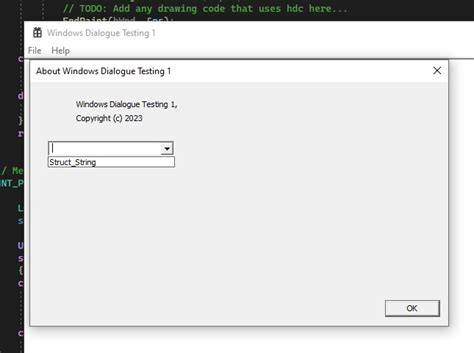 how to access a structure from a message handling function