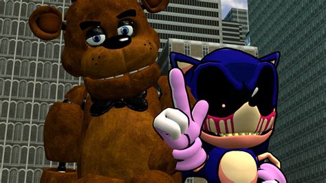 [fnaf Fnf Sfm] Freddy And Sonic Exe By Spring O Bonnie On Deviantart