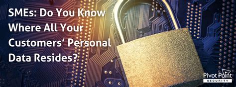 Smes Know Where Customers Data Resides