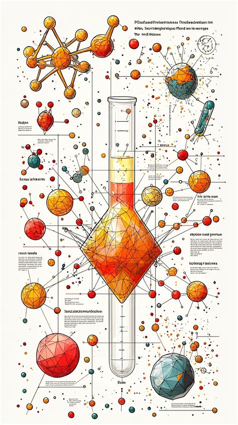 Physical Chemistry Mind Map Showing Atomic Bond Molecular Interaction