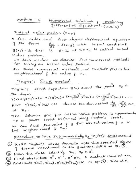 Numerical Solns 1 Pdf