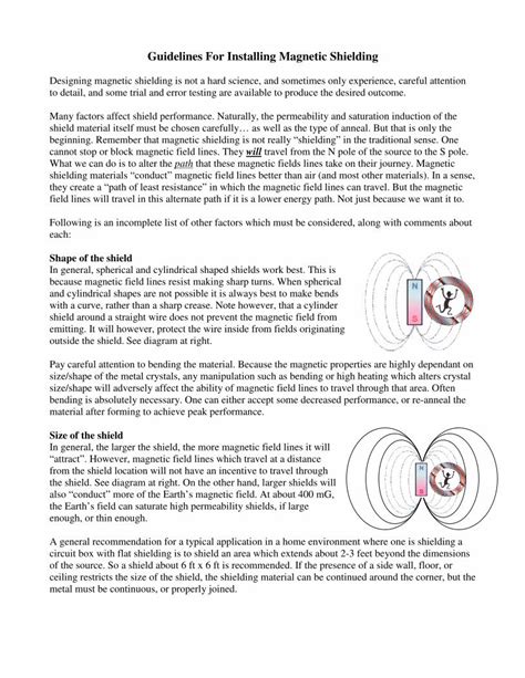 Pdf Guidelines For Installing Magnetic Shielding · Guidelines For