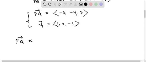 Solved Given Two Lines In Space Either They Are Parallel They