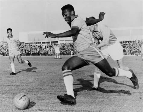 Pele Soccer Player In Action