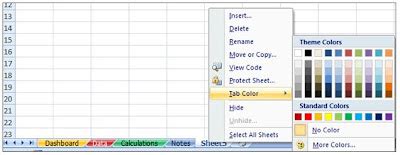 Excel Professor Change The Color Of Tabs In Excel