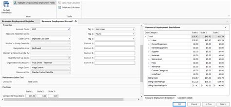 Resource Employment Register