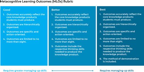 Case Study Metacognitive Learning Outcomes Improve Student Success And