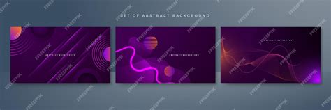 Premium Vector Abstract Colorful Lines On Red Purple Background Abstract Futuristic Technology