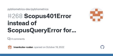 scopus401error instead of scopusqueryerror for scopussearch