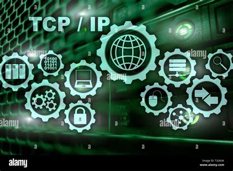 Tcp Ip Networking Transmission Control Protocol Internet Technology Concept Stock Photo Alamy