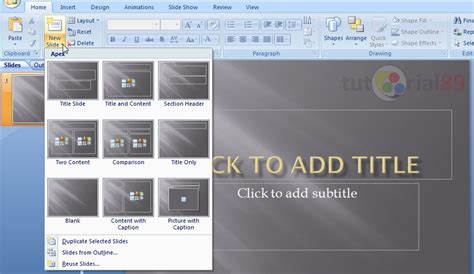 Tik Cara Membuat Presentasi Di Microsoft Powerpoint