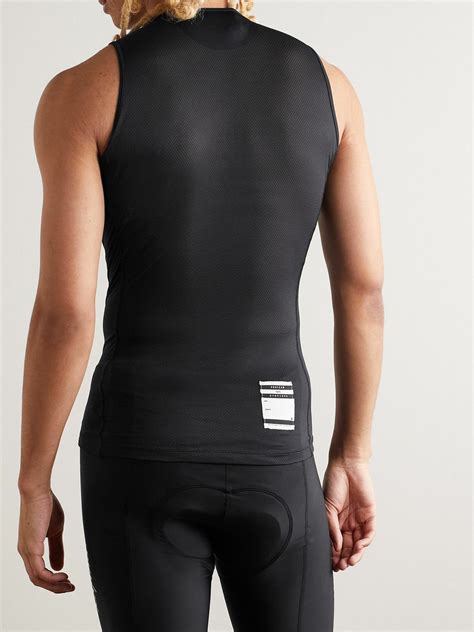 Rapha Pro Team Printed Mesh Base Layer Black Rapha