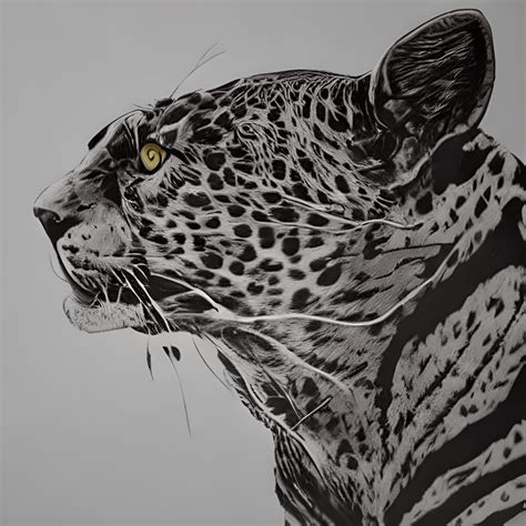 Panther Thunder Scratch Graphic · Creative Fabrica