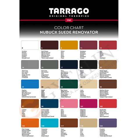 Купить Аэрозоль краска для замши Tarrago Nubuck Suede Renovator, цвета ...