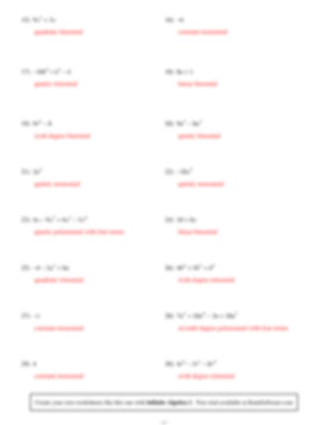 Solution Naming Polynomials Studypool Worksheets Library Solution Naming Polynomials Studypool Worksheets Library