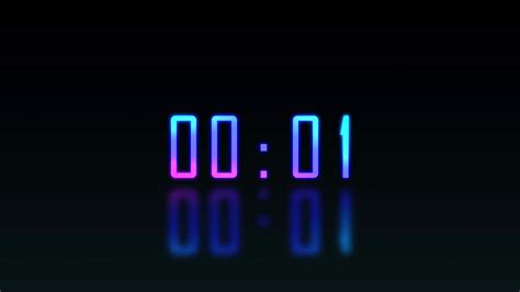 Neon Gradient Color Countdown 10 Seconds Stock Motion Graphics Sbv 347739676 Storyblocks