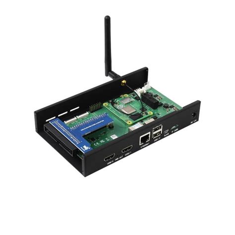 Waveshare Metal Box A For Raspberry Pi Compute Module IO Board With Cooling Fan Buy Online