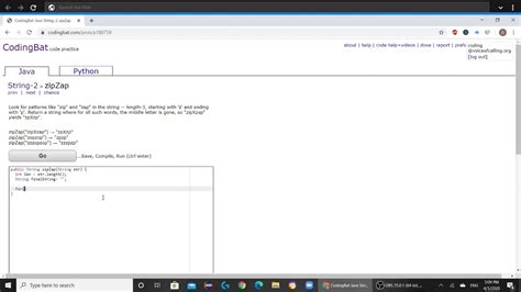 String 2 Zipzap Java Tutorial Youtube