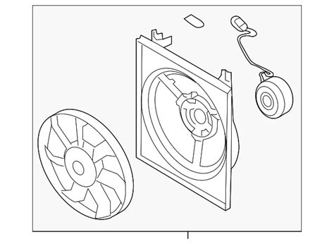 Montura De Ventilador De Enfriado De Motor Para Kia Spectra 2004 2005