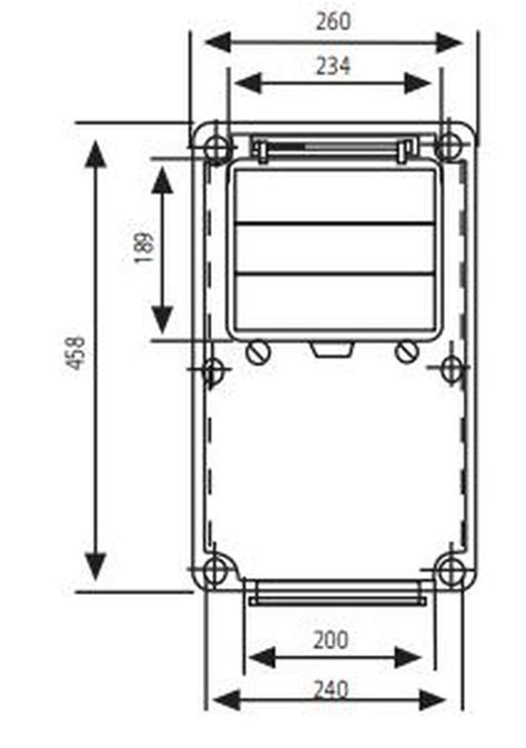 tcp box with capacity for 24 17 5mm t 16 modules — acpclima